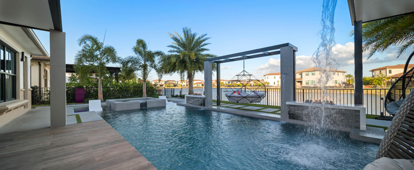 The Art Of Combining Fire And Water Features In South Florida's Luxury ...
